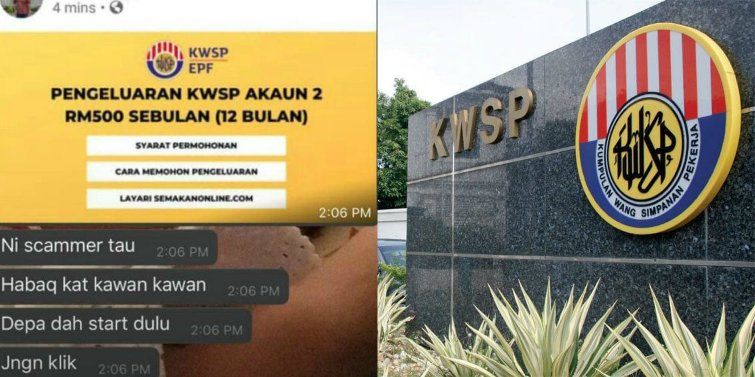 Hati-Hati! Baru Je Diumumkan, Scammer Dah Buat Link Pengeluaran KWSP ...