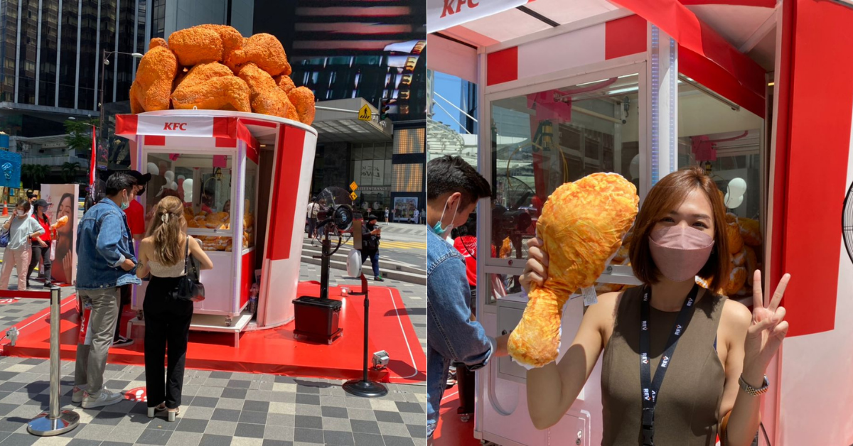 There’s A Giant KFC Claw Machine In The Middle Of KL With Fried Chicken ...