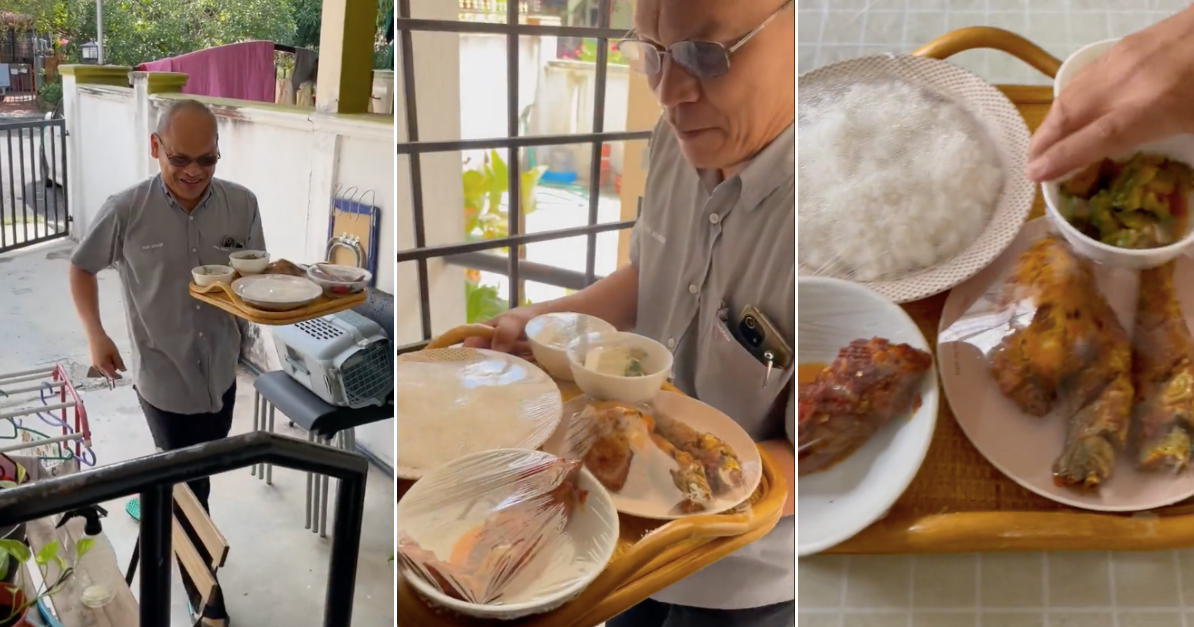 Hearts Melt Over Kind Pak Cik Who Cooked & Delivered Food For His ...