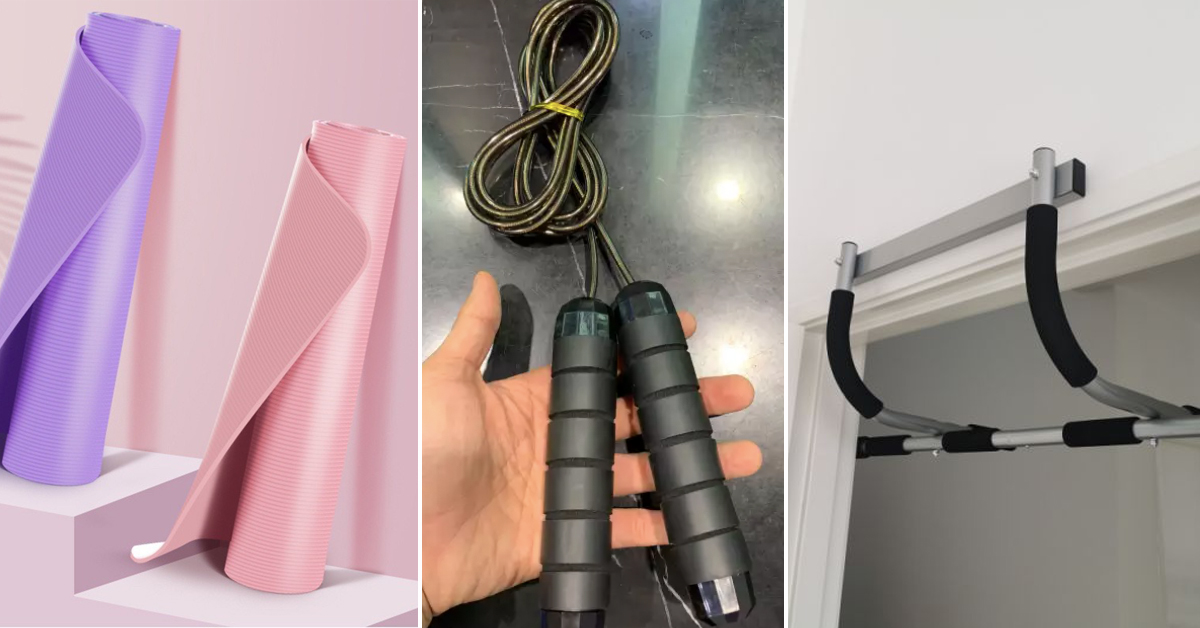 7 Home Workout Equipment To Get Online For Under RM99