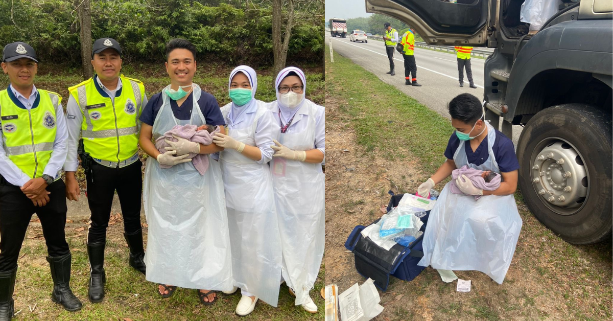 Medical Team Helps Mum Who Unexpectedly Gives Birth In A Truck