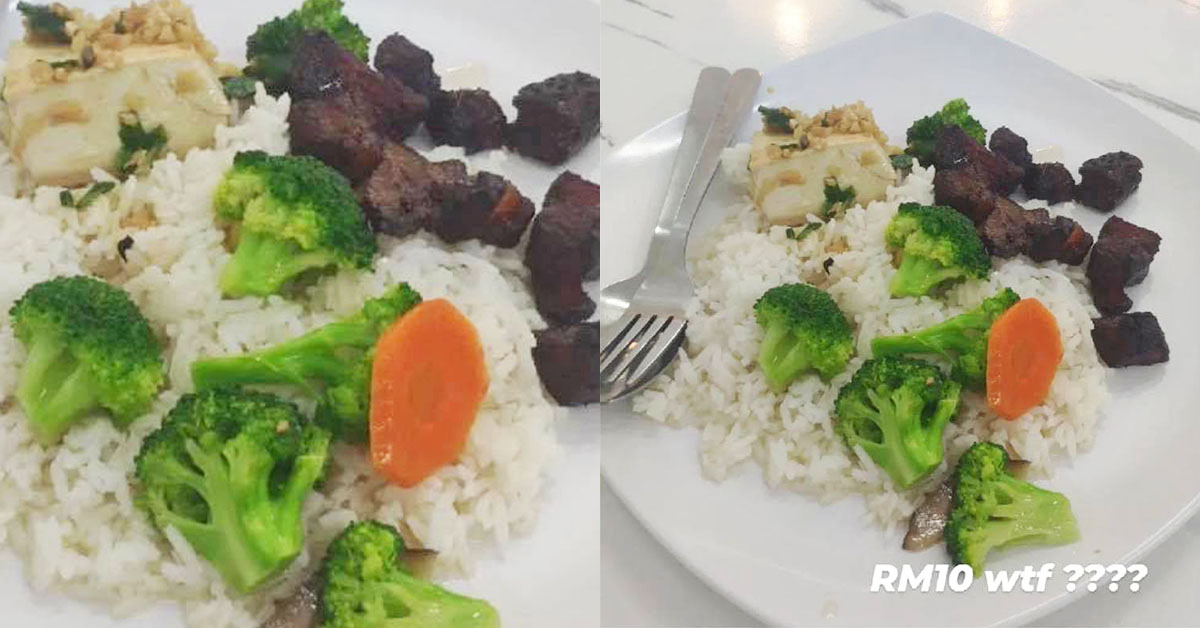 M’sian Is Shocked That He Was Charged RM10 For This Plate Of Mixed Rice