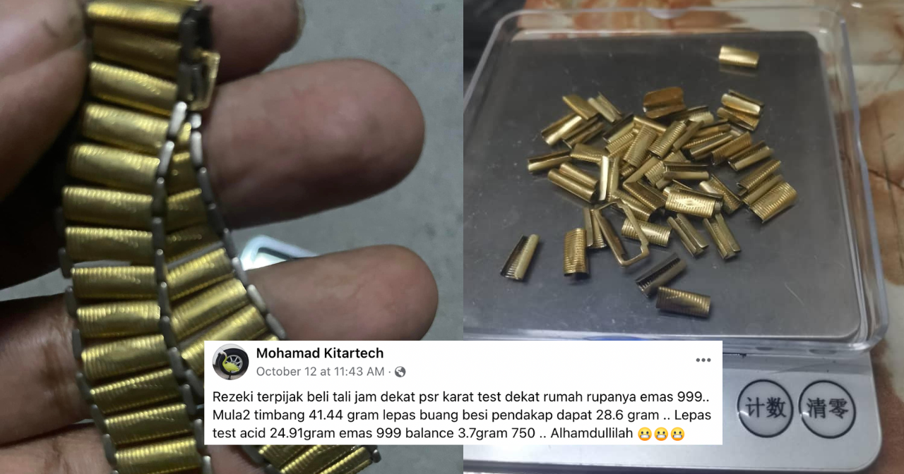 Beli Tali Jam RM10 Dekat Pasar Karat, Pemuda Ini Tak Sangka Ada Bahan ...