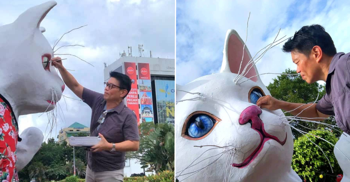 “I Couldn’t Stand Those Angry Eyes” — Kuching’s Iconic Cat Statue Gets ...