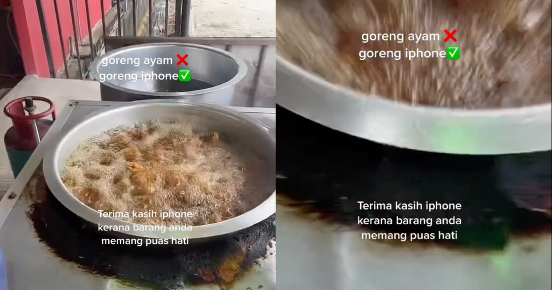 [VIDEO] M’sian Cook Accidentally Drops iPhone Into Boiling Oil While ...