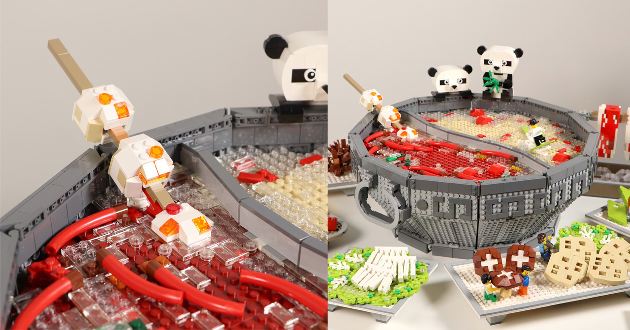 Guy Creates Realistic LEGO Hot Pot That Has Us Drooling