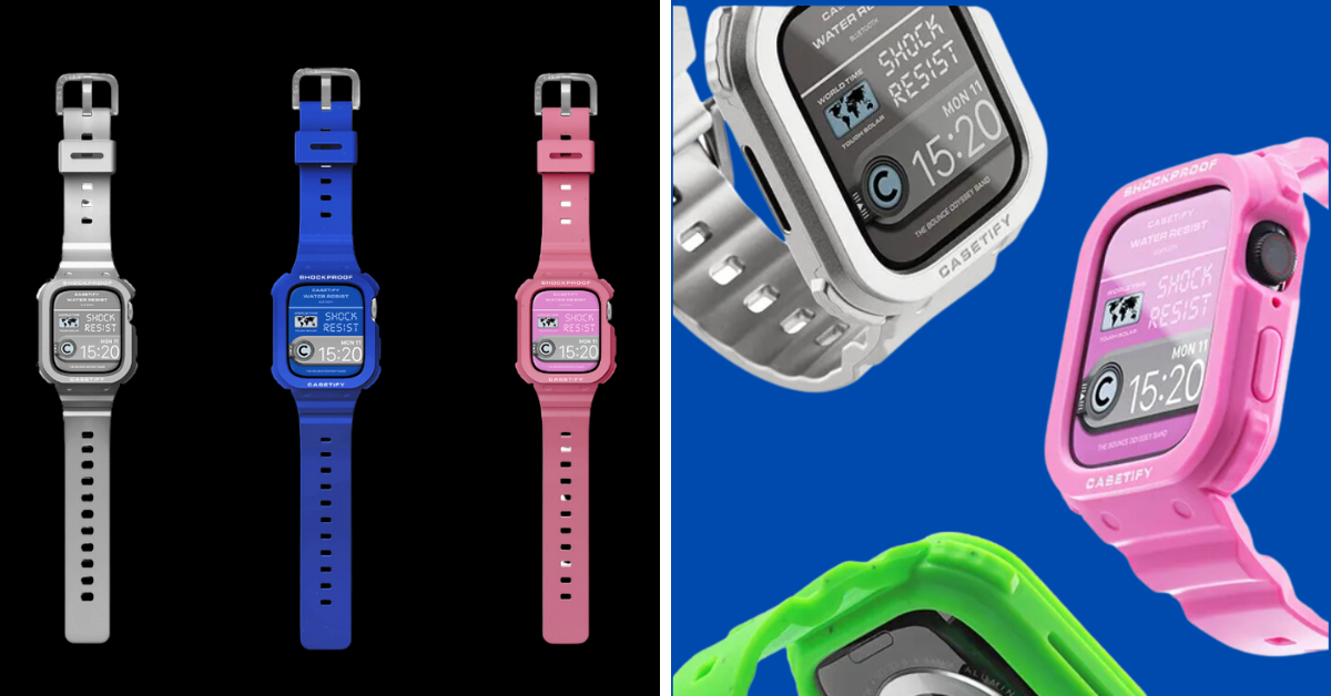 CASETiFY’s Launches New Bounce Odyssey Band Accessory For Apple Watch Users