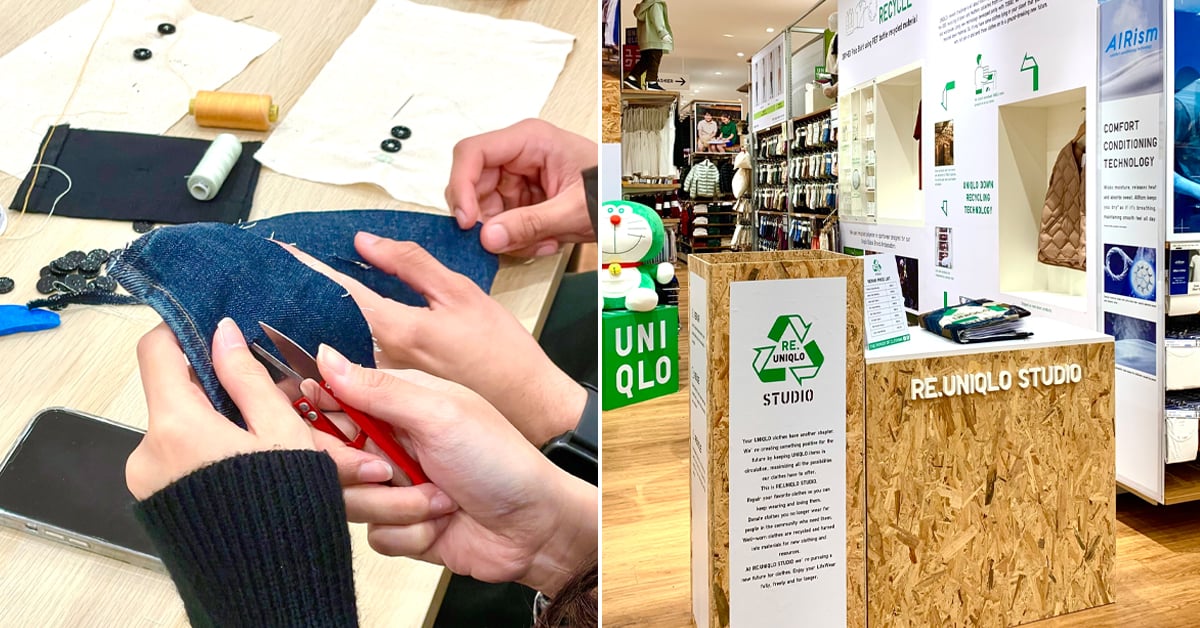 UNIQLO Launches New Studio That Mends Clothes, Sews Missing Buttons ...
