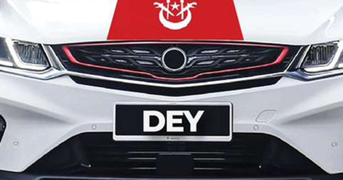 JPJ Opens Bidding For New ‘DEY’ Number Plates