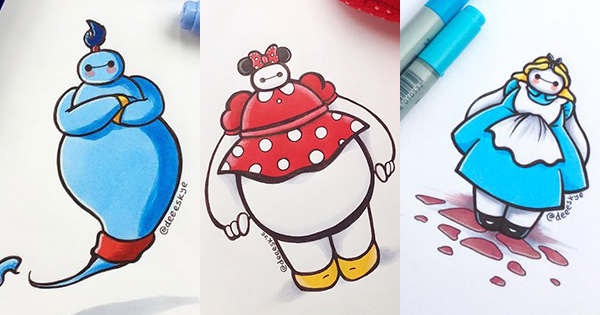 [PHOTOS] This Is What It’d Be Like If Baymax Starred In Every Disney ...