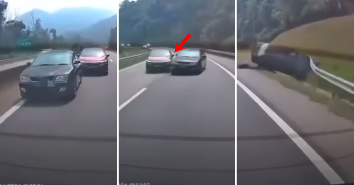 [VIDEO] Car Overturns After 2 Hot-Headed Drivers Turn Highway Into ...