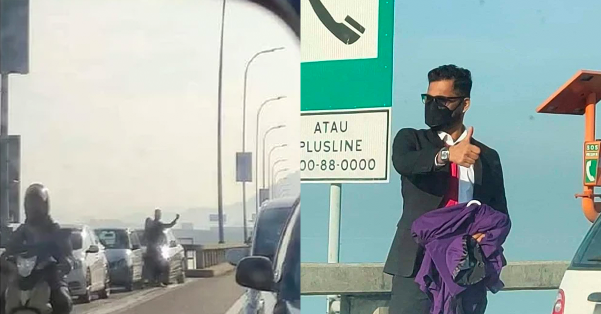 USM Grad Almost Missed His Convo Due To Traffic Jam But A Motorcyclist ...
