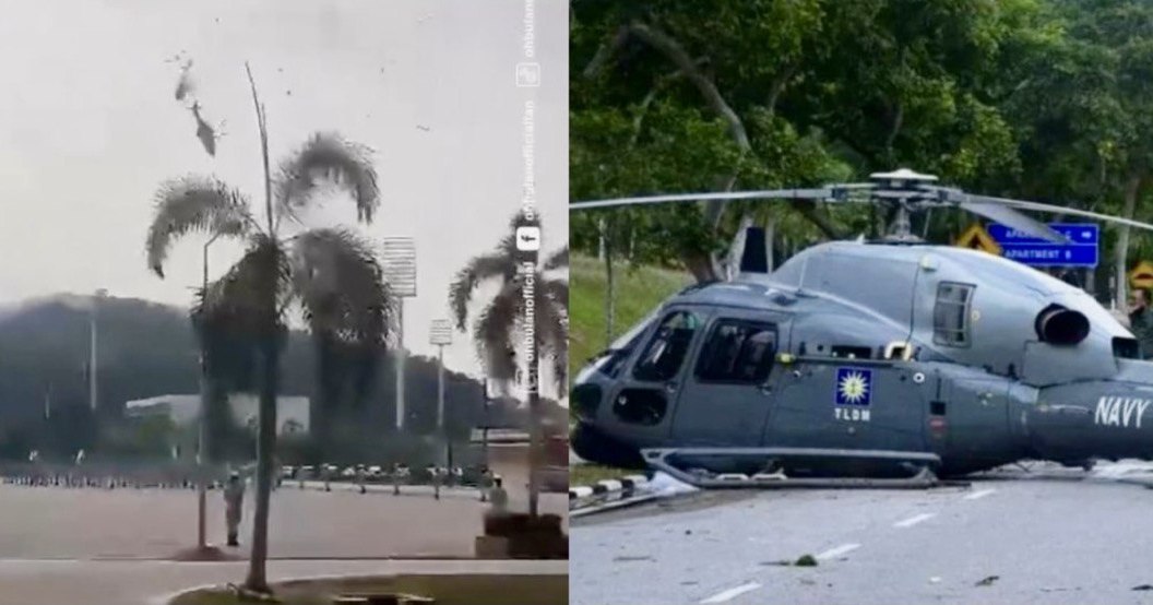 2 Helikopter Angkatan Tentera Malaysia Terhempas Lepas Berlanggar, 10 ...