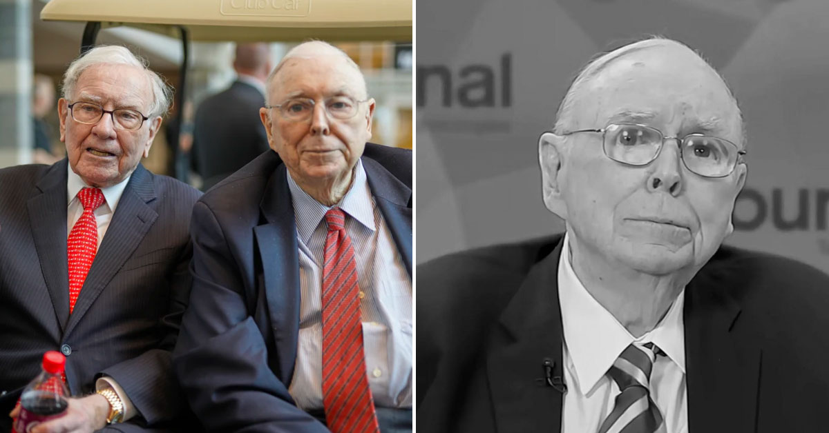 Warren Buffett’s Right-Hand Man Charlie Munger Dies At 99