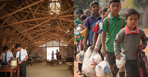 This School For Underprivileged Kids Accepts Plastic Waste From ...