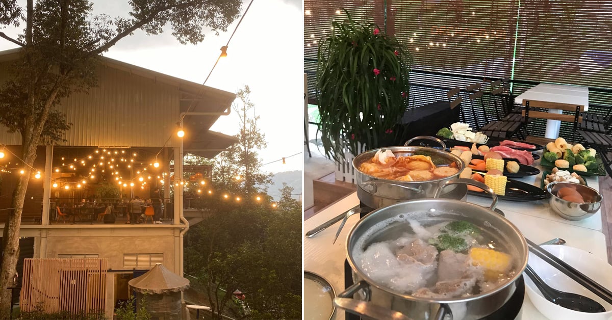 Broga Hill Has A Restaurant That Serves You Steamboat & Beautiful Views