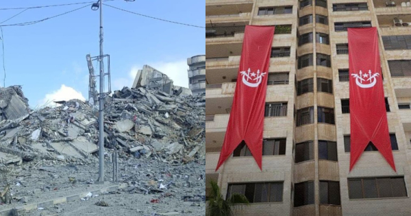 Pembinaan Menara Andalus Di Gaza Yang Dibiayai Negeri Kelantan Musnah ...