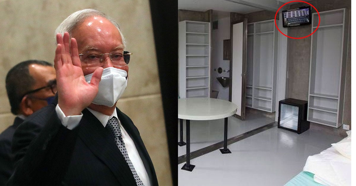 Najib’s Jail Cell Has TV, Ensuite Bathroom & Mini Fridge? Prison Dept ...
