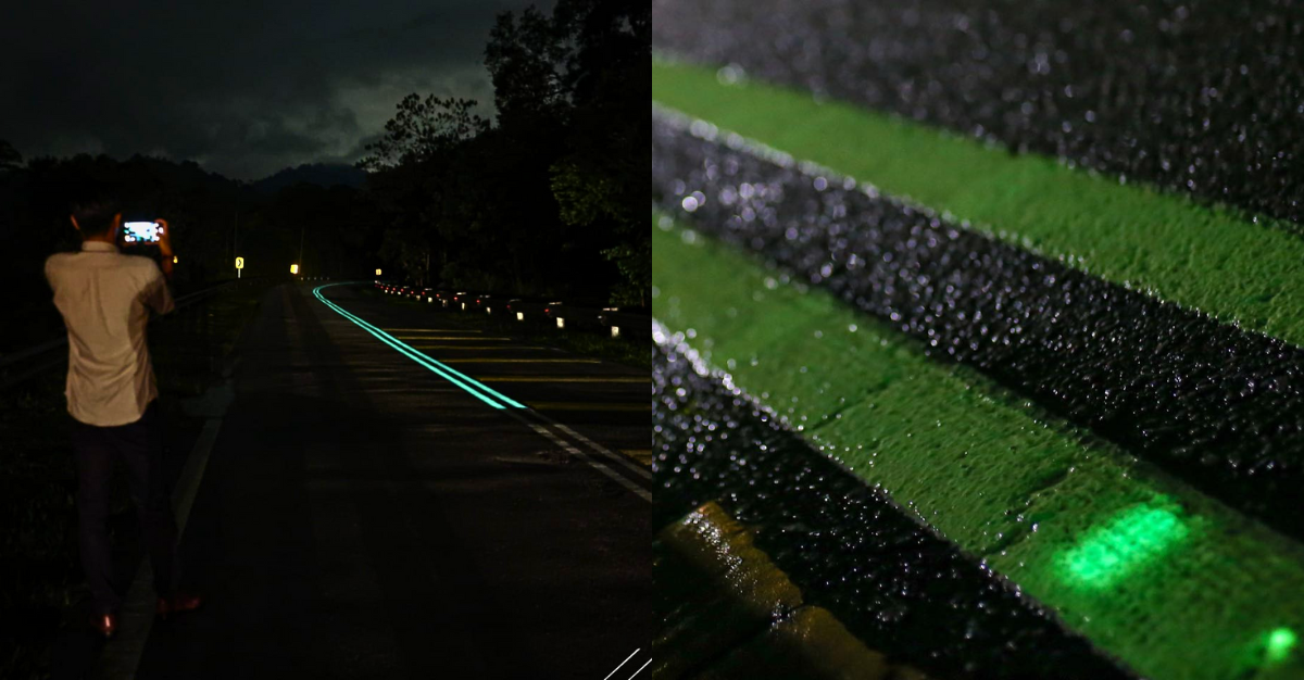 M’sia Reveals First Glow-In-The-Dark Road Markings In Semenyih & Here’s ...