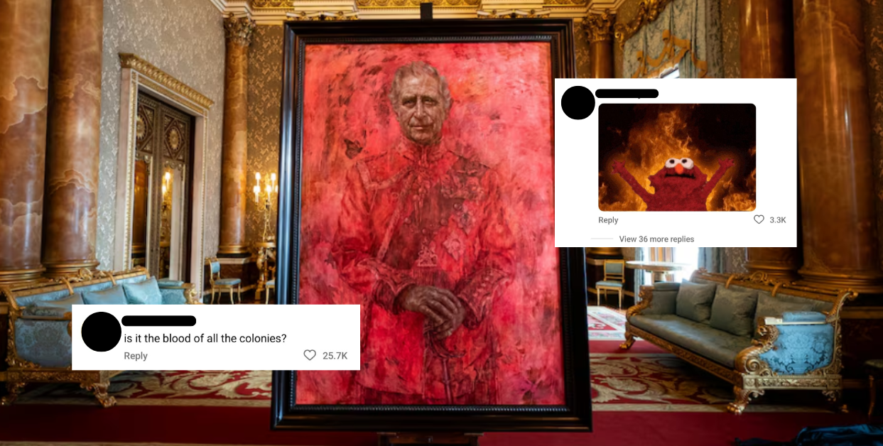 Netizens React To The Official Portrait Of King Charles III With Jokes ...