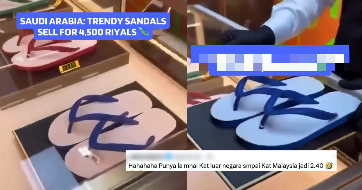 Netizen Terhibur Lihat ‘Selipar Jamban’ Di Arab Saudi Dijual Pada Harga ...