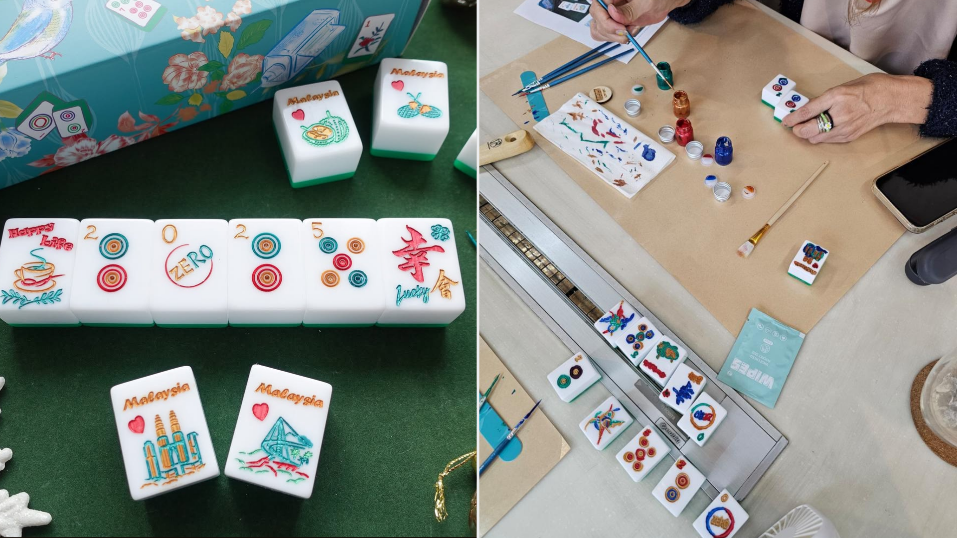 You Can Paint & Personalise Your Own Mahjong Tiles At This Special ...