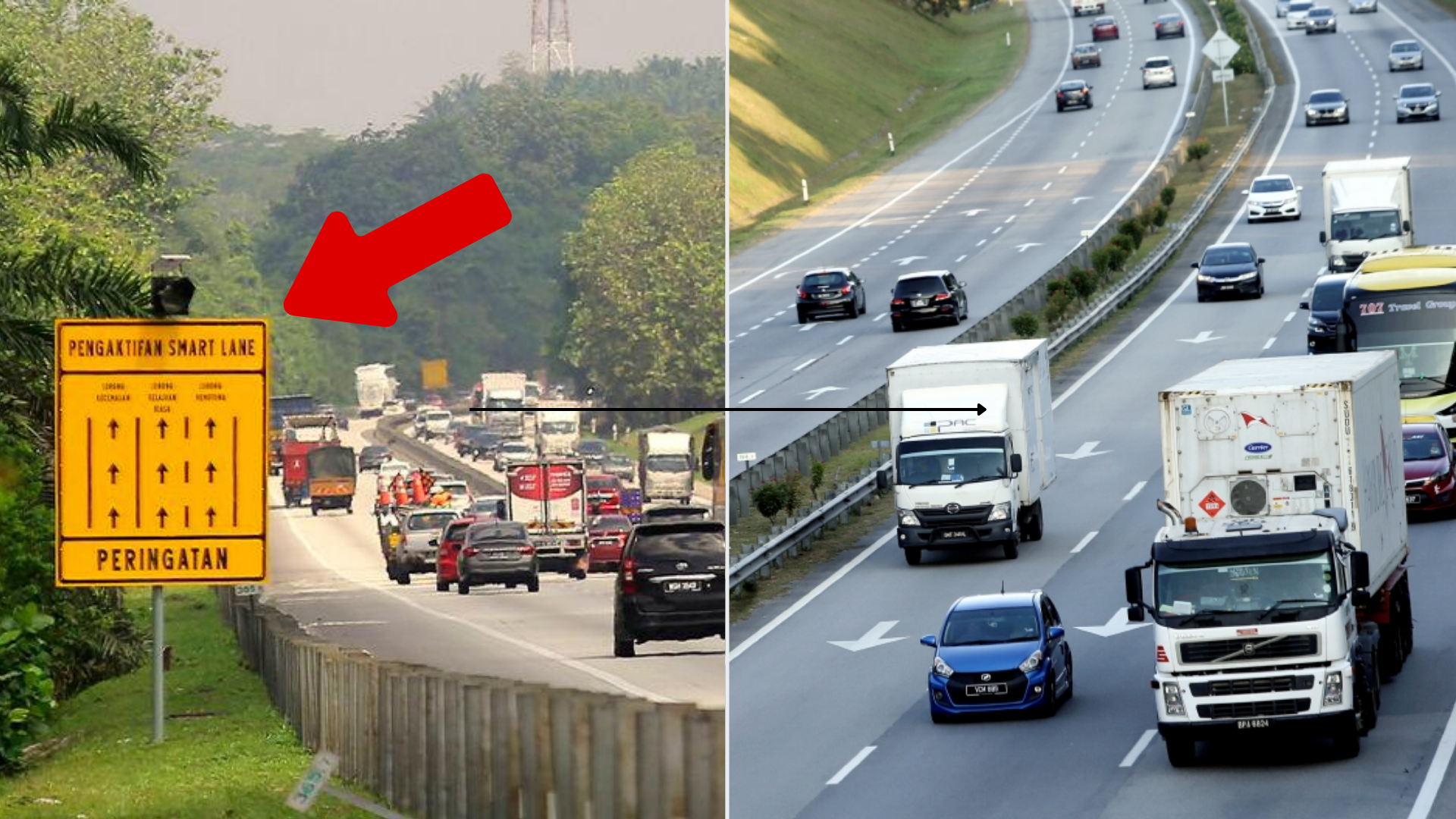 You Can Use The Emergency Lane At These 28 PLUS Highway Zones This Hari ...