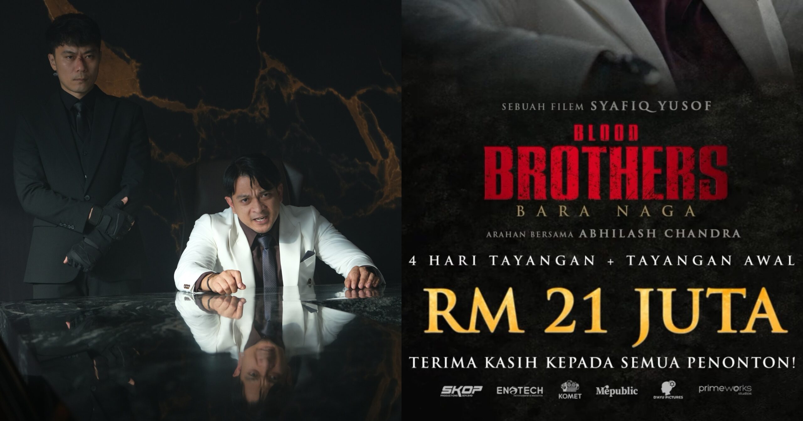 Blood Brothers Terus ‘Mengganas’ Kini Raih RM21 Juta Kutipan Selepas ...