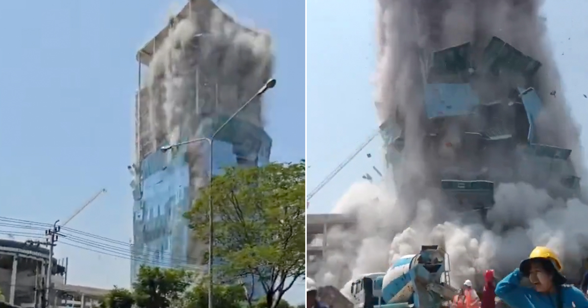 Skyscraper In Bangkok Collapses After Powerful Earthquake Hits Myanmar