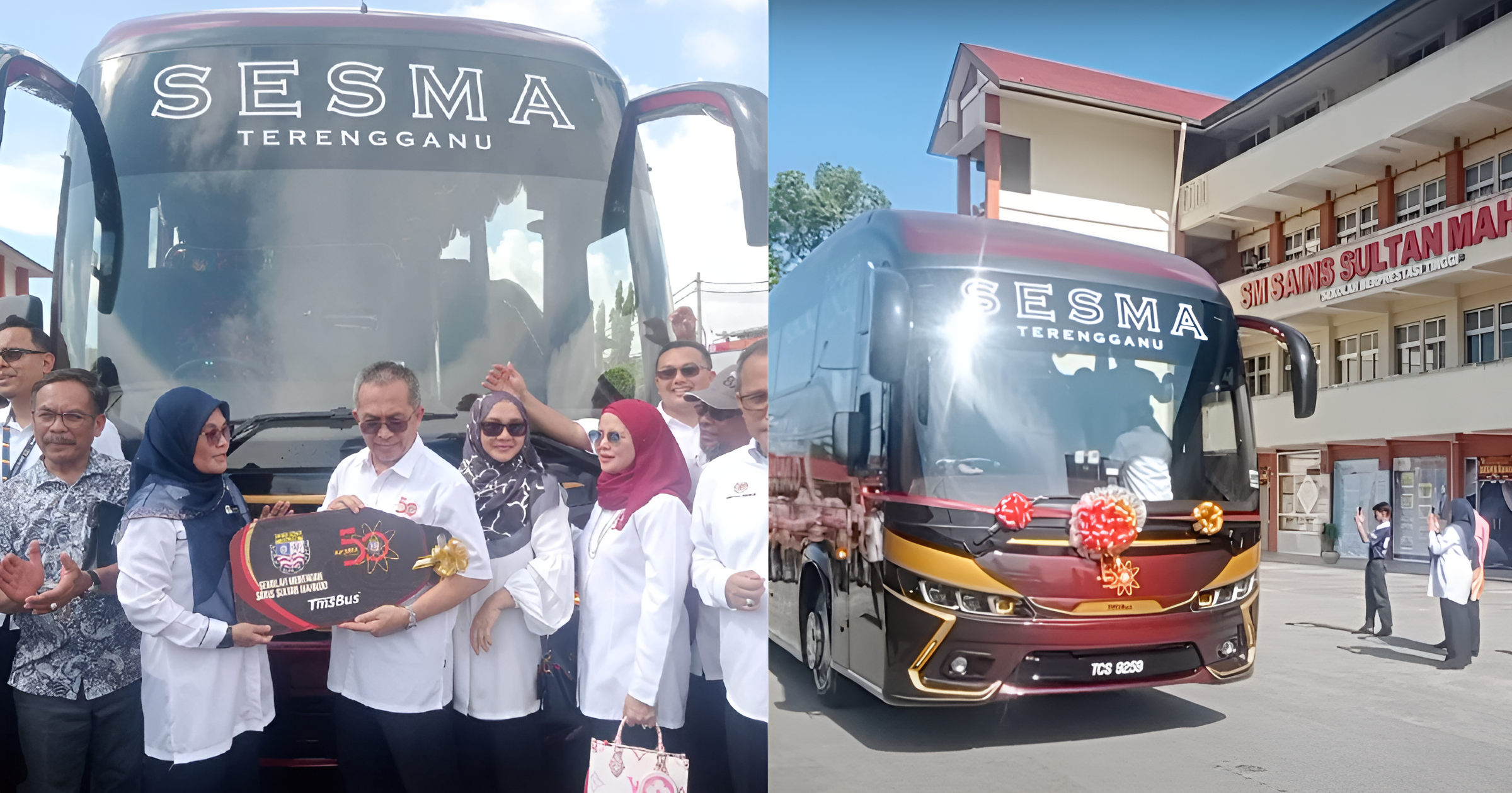 Bekas Pelajar Kumpul Duit, Hadiahkan Bas & Surau Baharu Untuk Sekolah ...