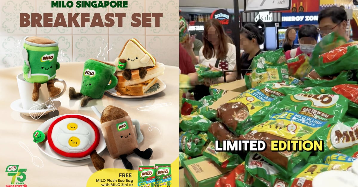MILO Singapore’s Plushies Run Out Of Stock Due To Overwhelming Demand