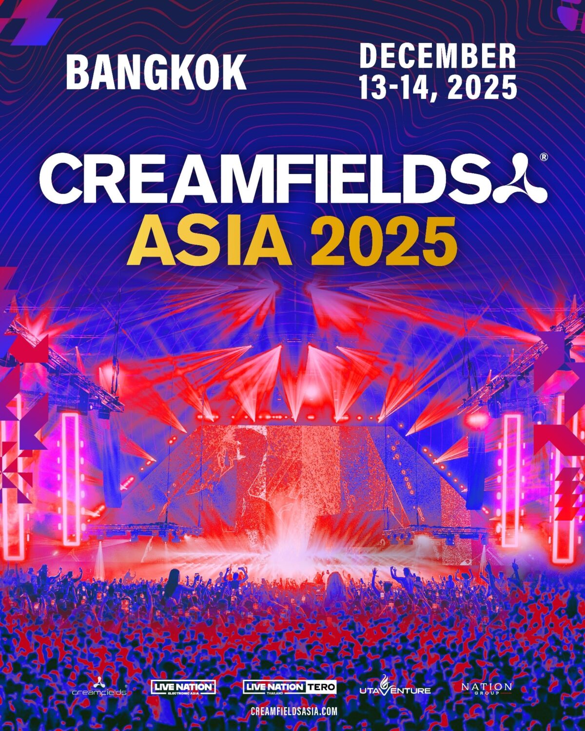 UK's Popular Music Festival Creamfields To Debut In Bangkok This December