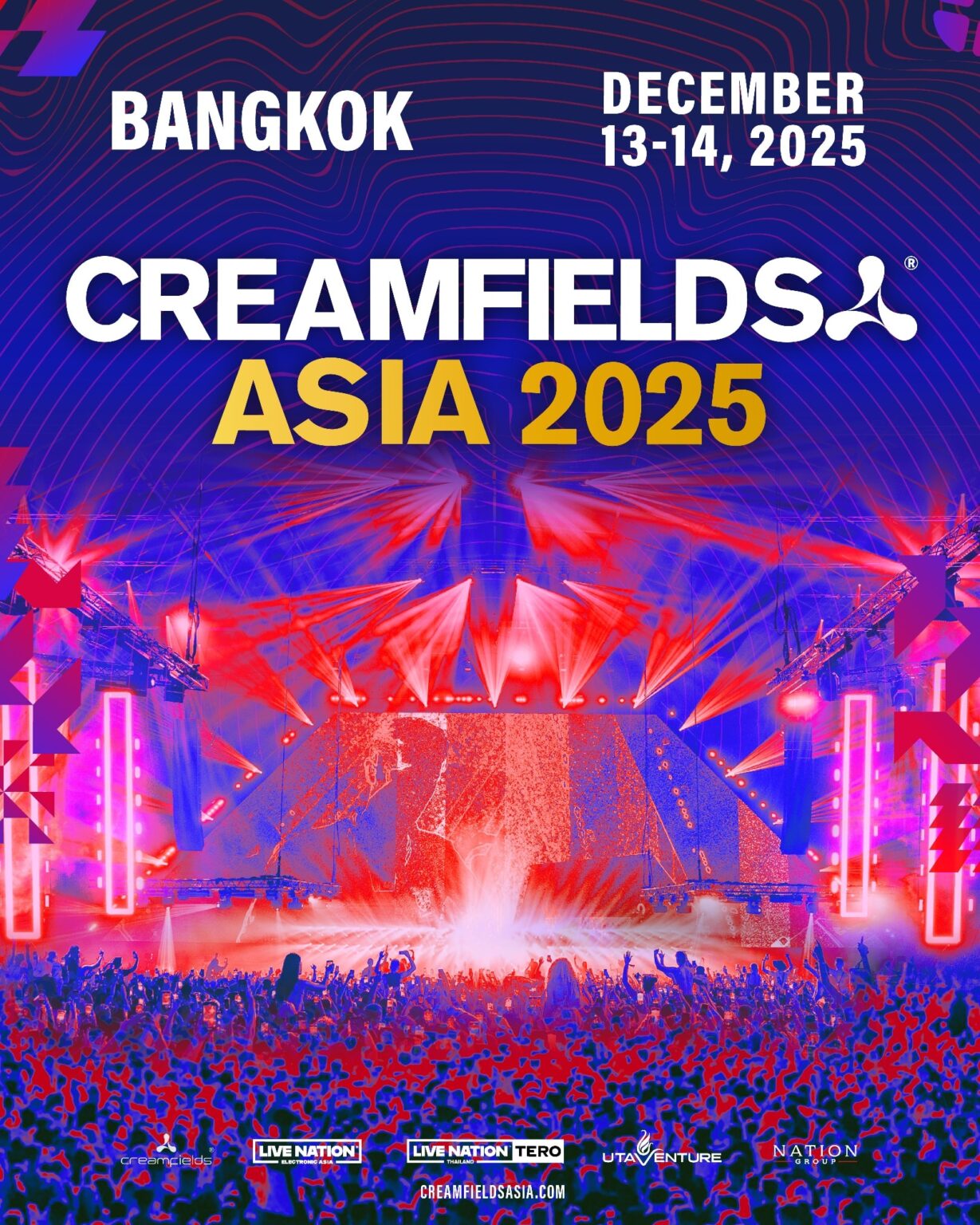 UK's Popular Music Festival Creamfields To Debut In Bangkok This December
