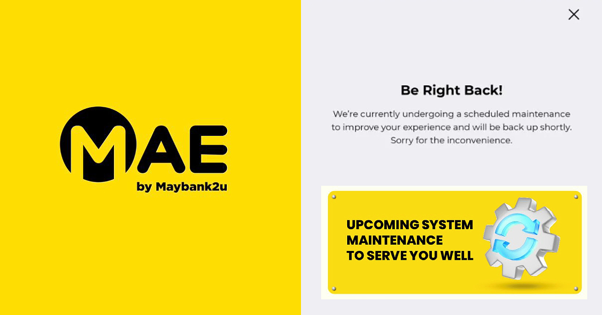 Take Note! Maybank Services Will Be Down For 8 Hours On 19 July