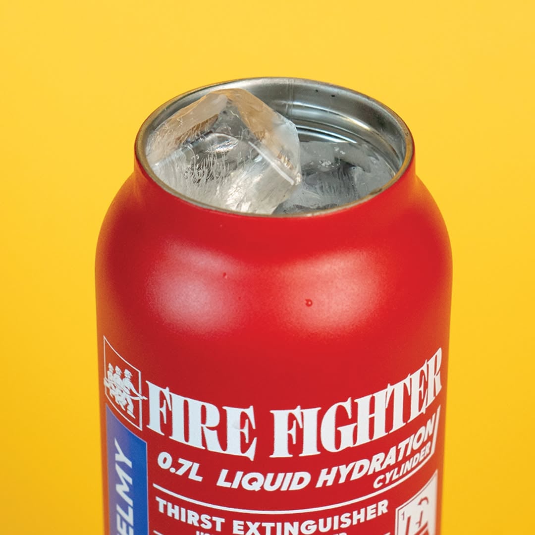 Malaysian Company Releases Water Bottle That Looks Like A Fire Extinguisher