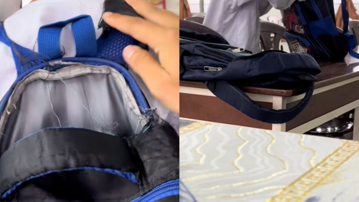 Tak Sampai Hati Tengok Pelajar Pakai Beg Sekolah Koyak, Ustaz Hadiahkan ...