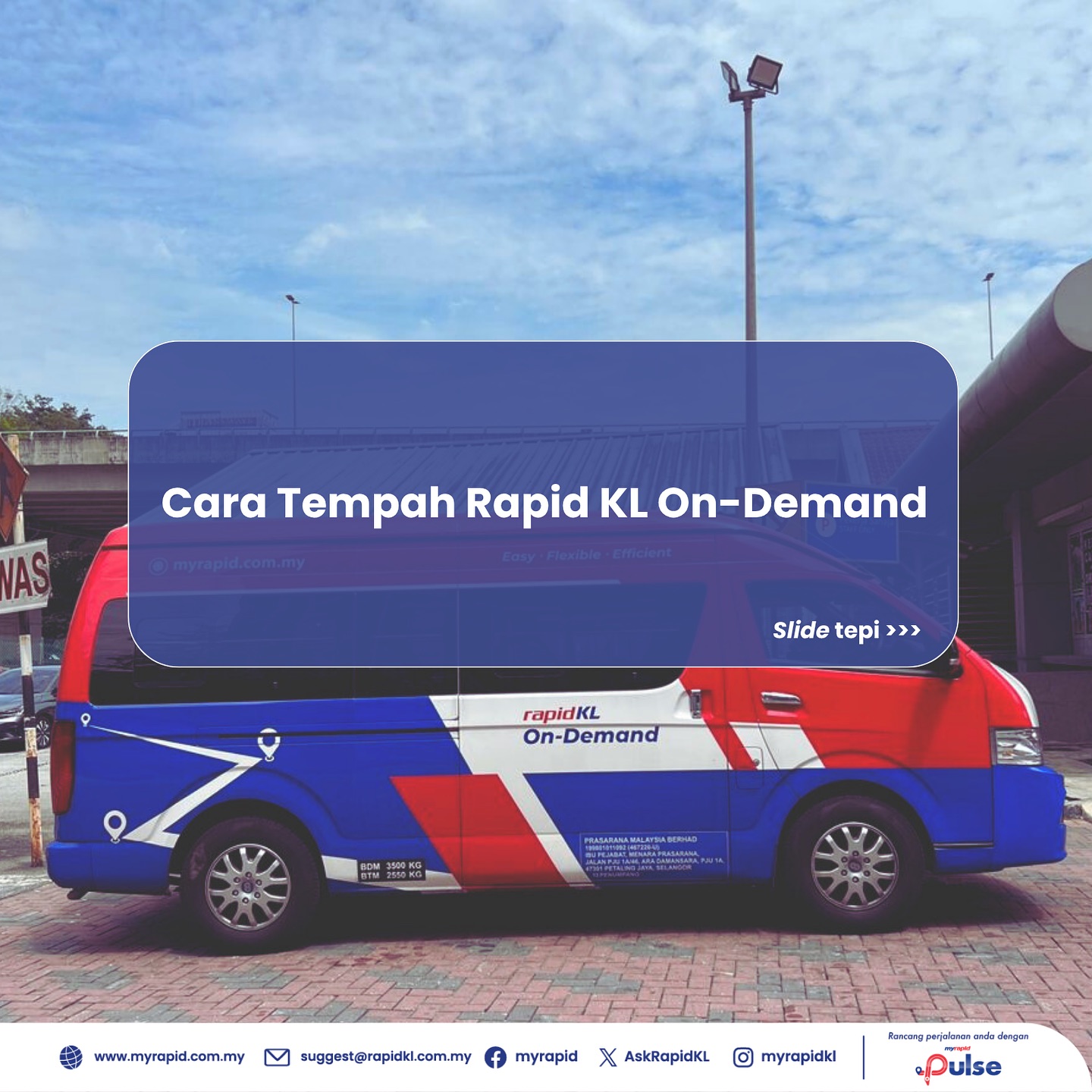 Ini Cara Tempah Rapid KL On-Demand Dengan Harga Bermula Dari RM1