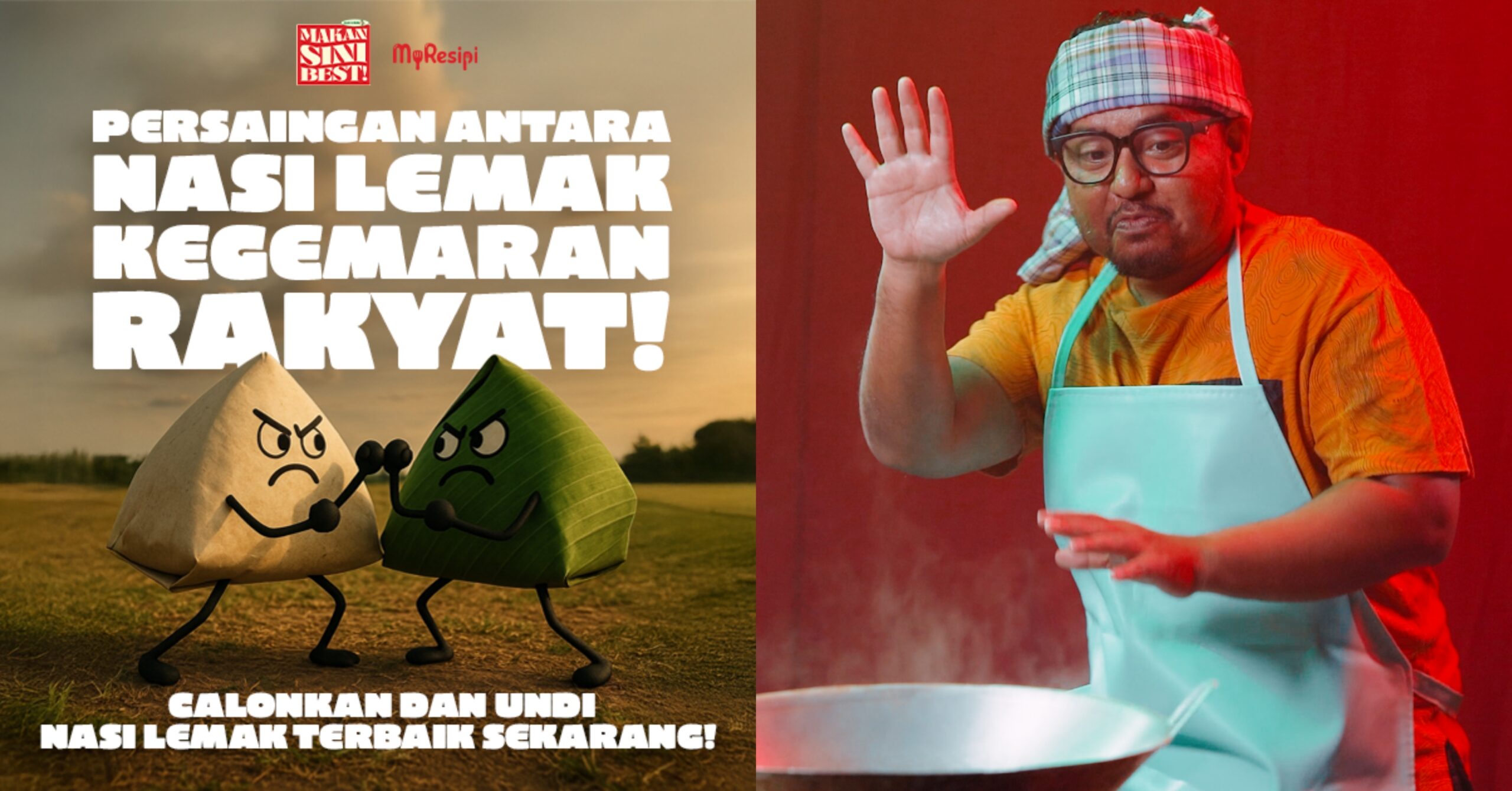Misi Pencarian Nasi Lemak No. 1 Pilihan Orang Ramai, Jom Undi Di ...