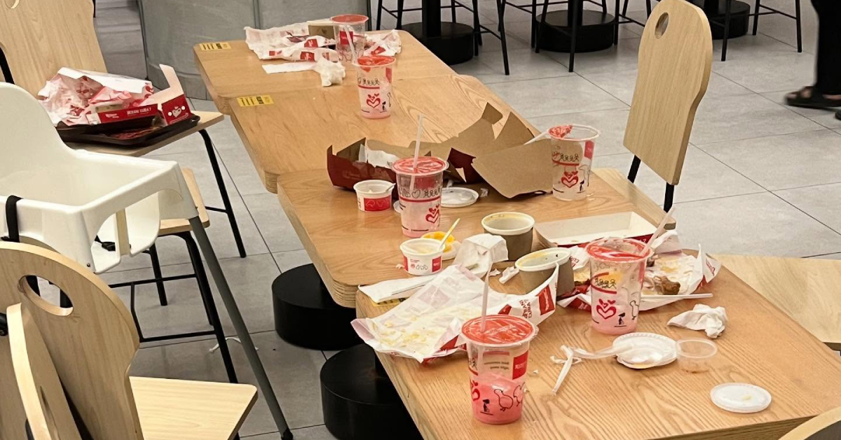 Viral Post Shows Malaysians Still Split Over Cleaning Up At Fast-Food ...