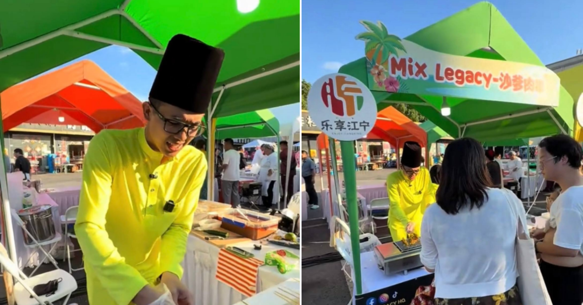 Malaysian Satay Stall In China Sold Out 1,500 Sticks Under An Hour