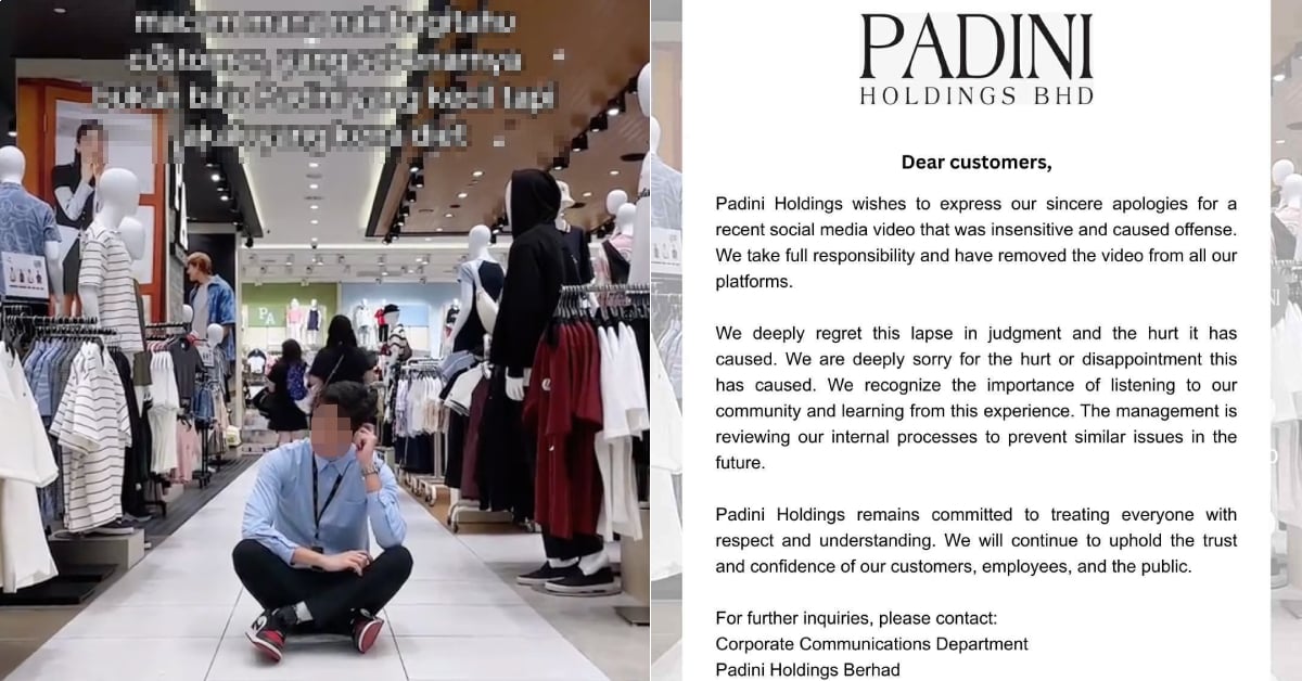 Padini Apologises After Body-Shaming TikTok Video Sparks Backlash Online