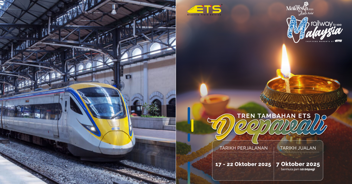 KTMB Adds Extra ETS Train Services For Deepavali Long Weekend