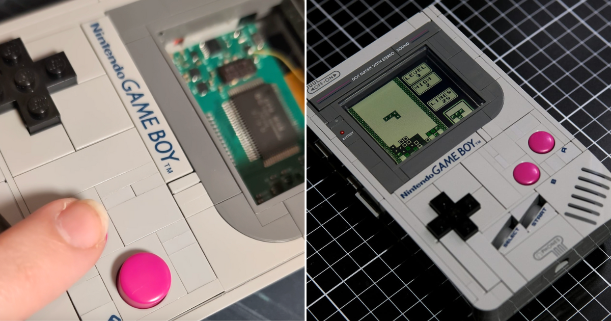 Modder Mods LEGO Game Boy To Play Real Nintendo Games