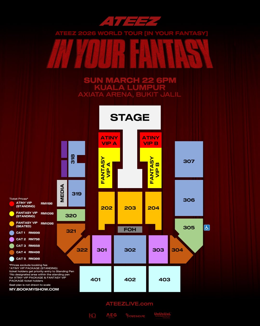 ATINY, It’s Official! ATEEZ Is Bringing Their World Tour To Kuala Lumpur