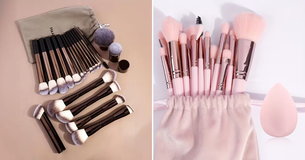6 Temu Makeup Brush Sets That’ll Make You a Beauty Pro