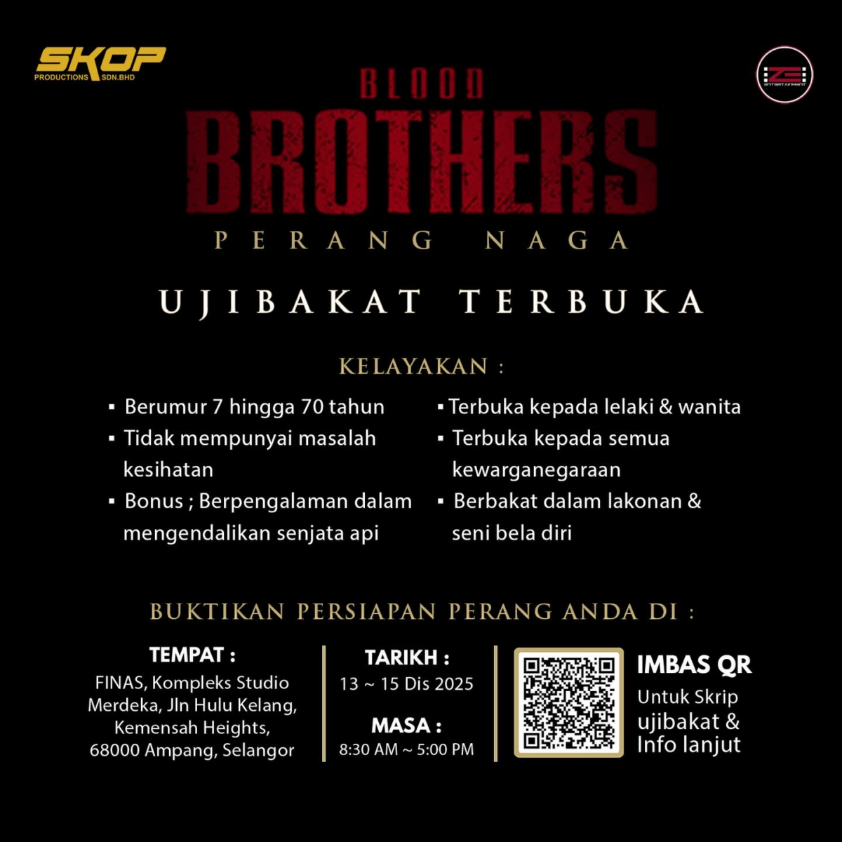 Filem Sekuel Blood Brothers: Bara Naga Kini Sudah Dibuka Untuk Uji ...
