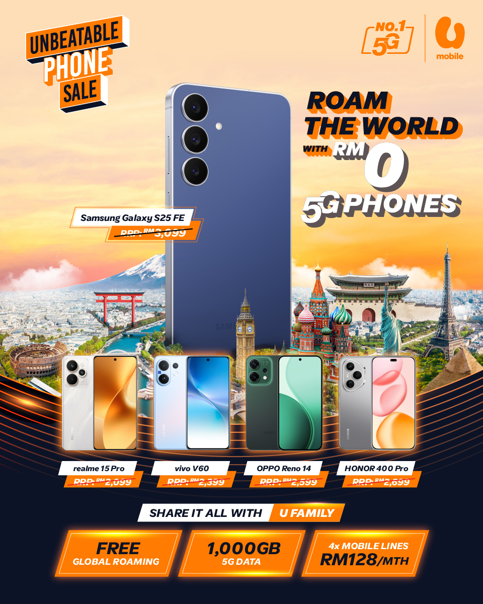 U Mobile’s ‘Unbeatable Phone Sale’ Is Perfect For The Travel Season ...