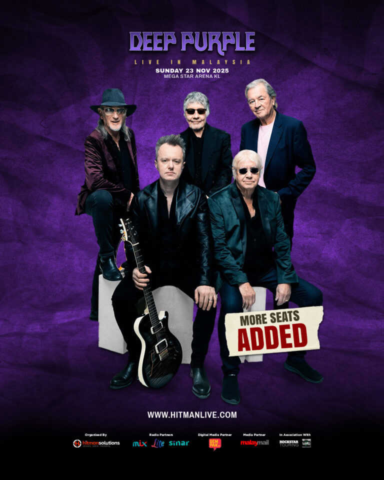 Deep Purple Adds Extra Tickets For Their Upcoming Concert In Malaysia