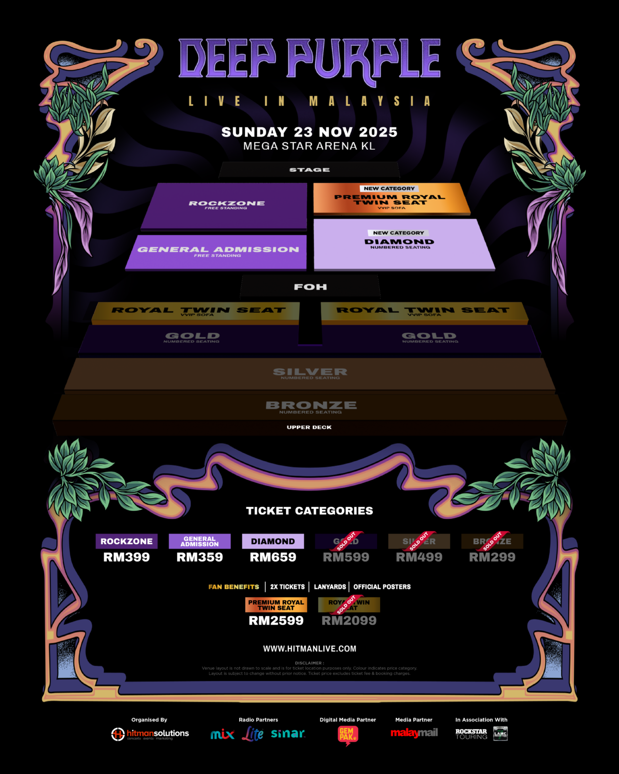 Deep Purple Adds Extra Tickets For Their Upcoming Concert In Malaysia