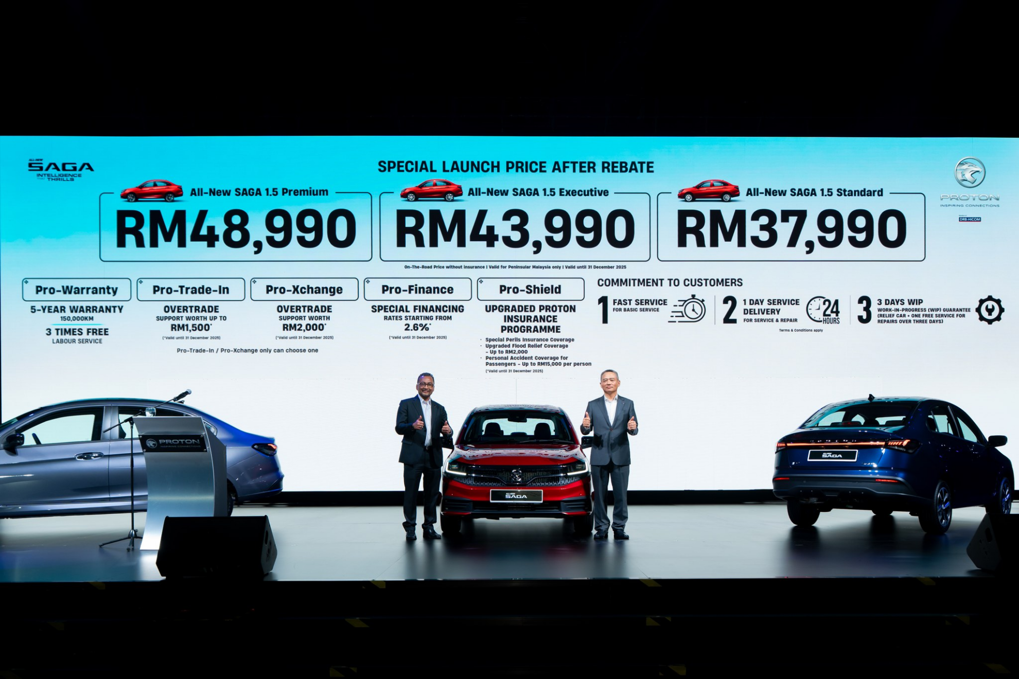 Harga Proton Saga Terbaharu Bermula Dari RM37,990, Sudah Terima Lebih ...